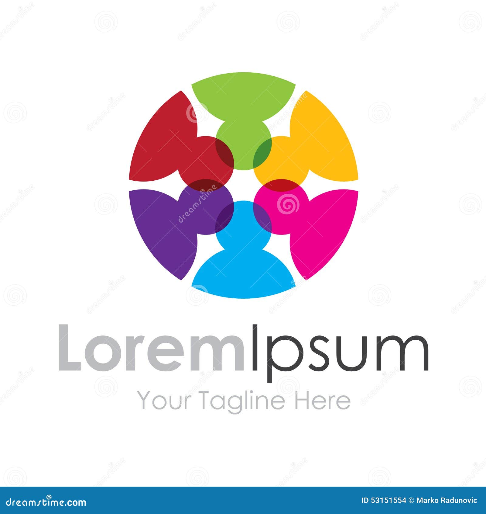 Great Minds Circle Idea Graphic Design Logo Icon Stock Illustration ...