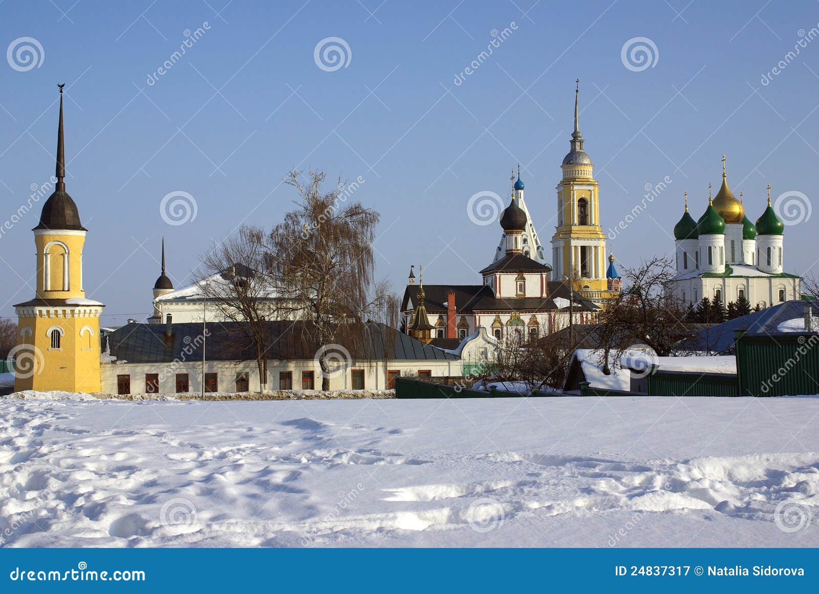 Great Monasteries of Russia Stock Image - Image of orthodox, kolomna ...
