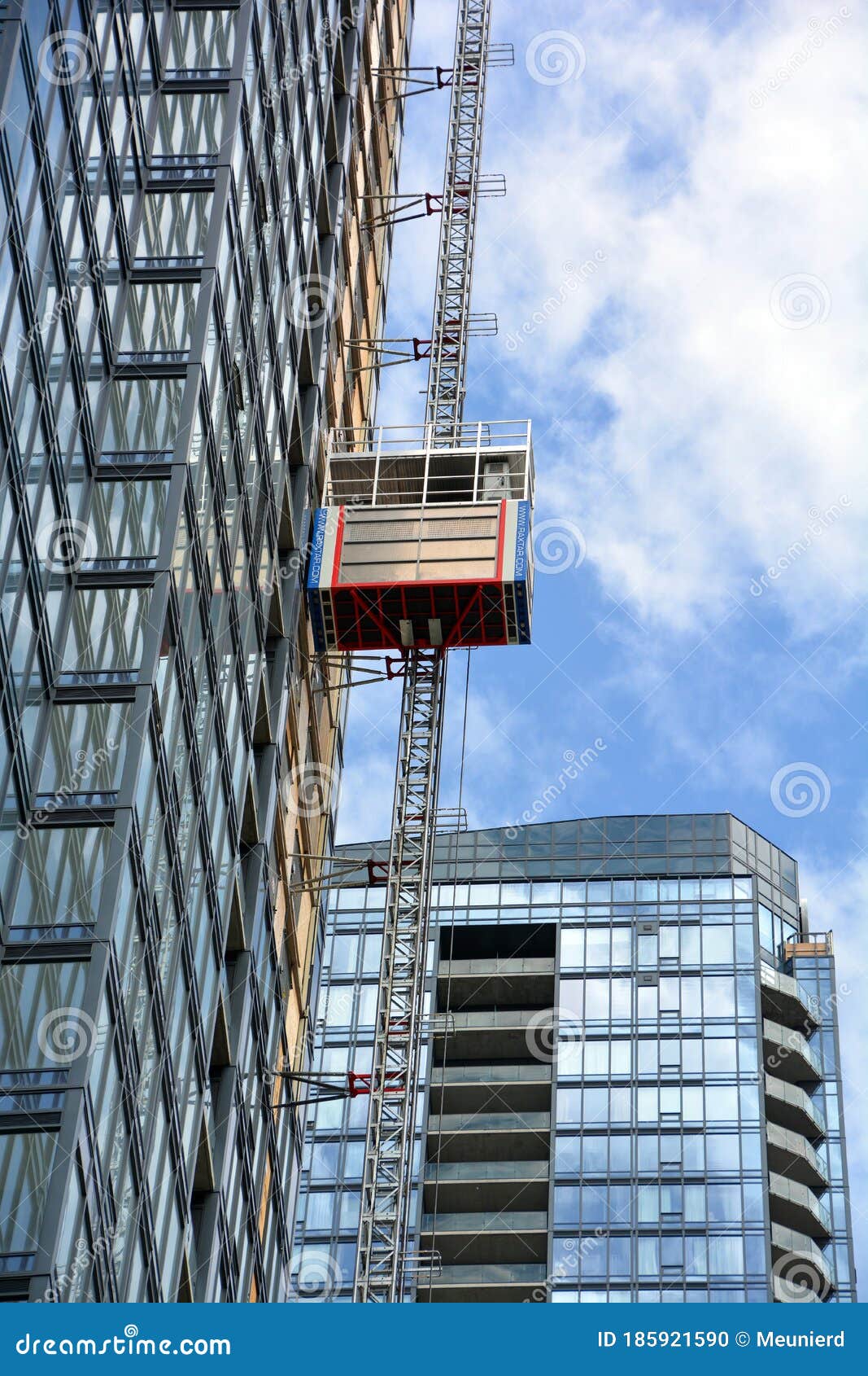 Great Montreal Elevators for Building on Construction Editorial Image ...