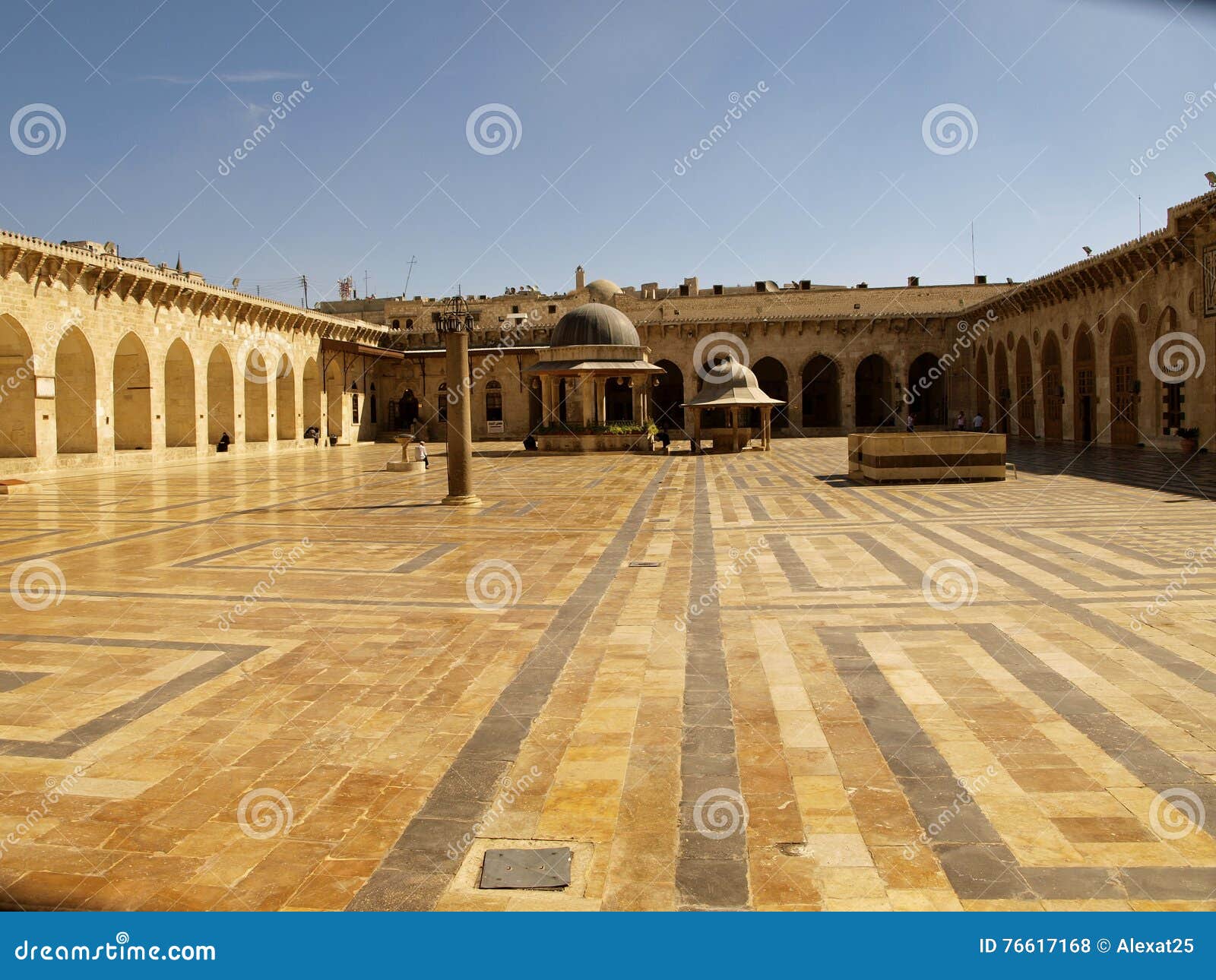 Great Mosque of Aleppo stock photo. Image of heritage - 76617168