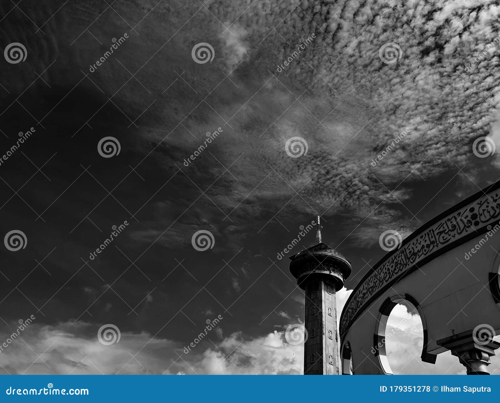 Great Mosque of Central Java, Semarang Great Mosque Stock Photo - Image ...