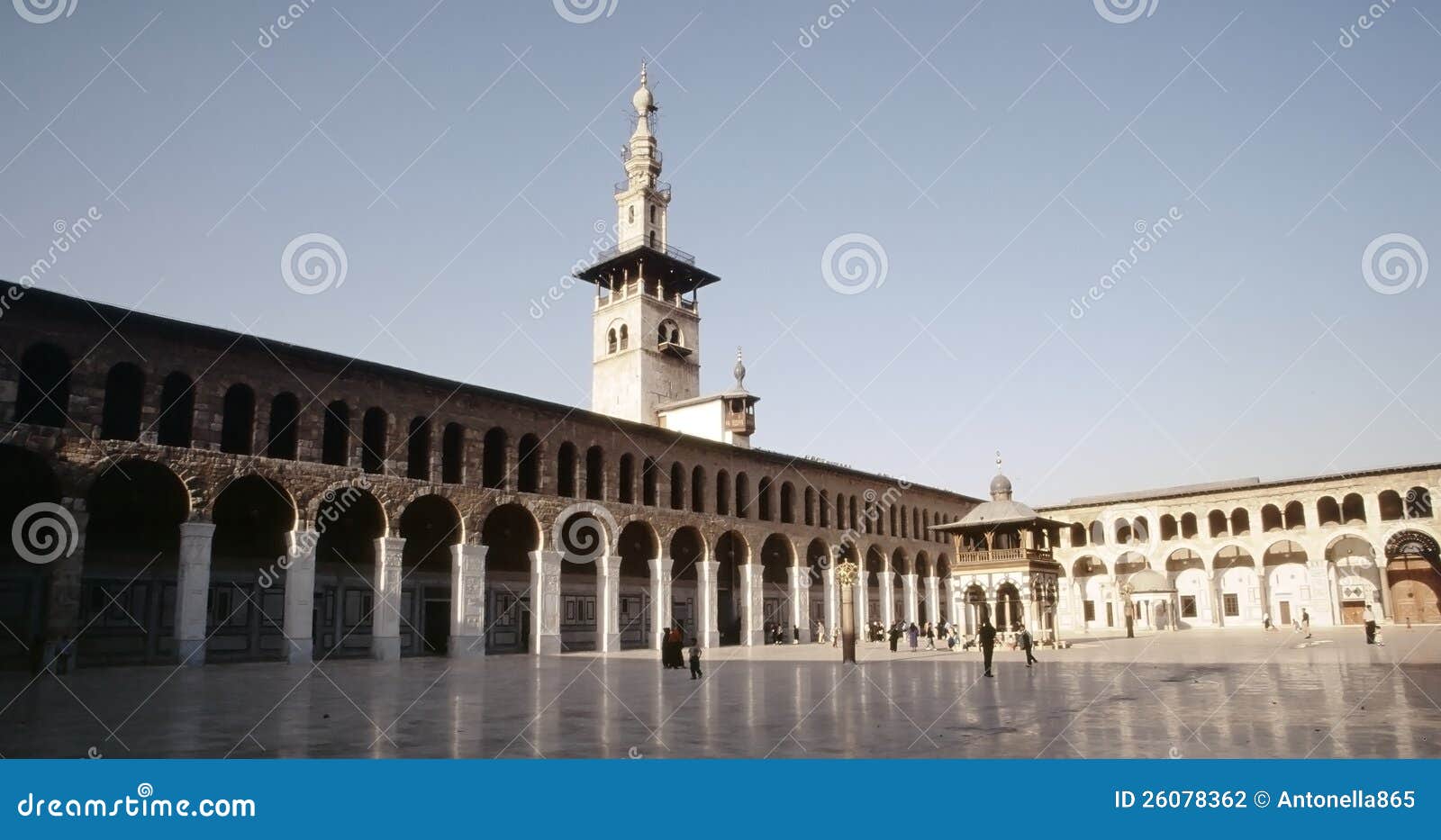 Great Mosque of Damascus editorial photography. Image of tourism - 26078362