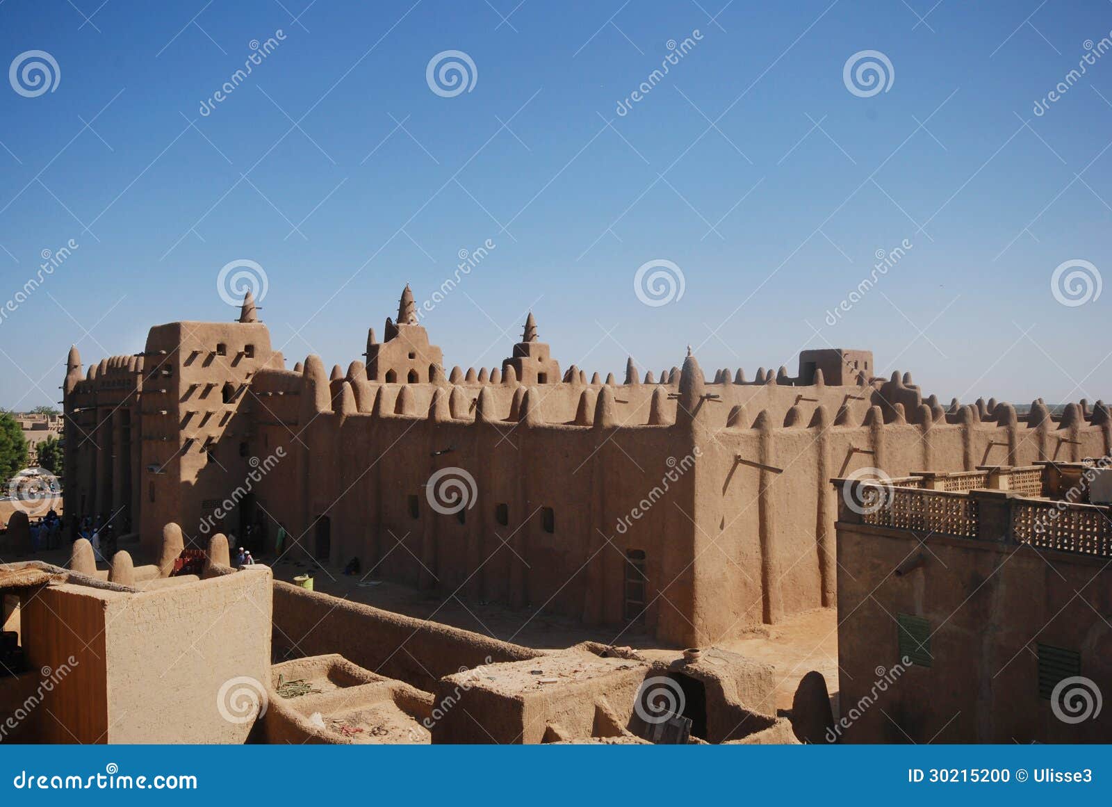 Djenne Grand Mosque, Mali, Africa Editorial Image - Image of mudbrick ...