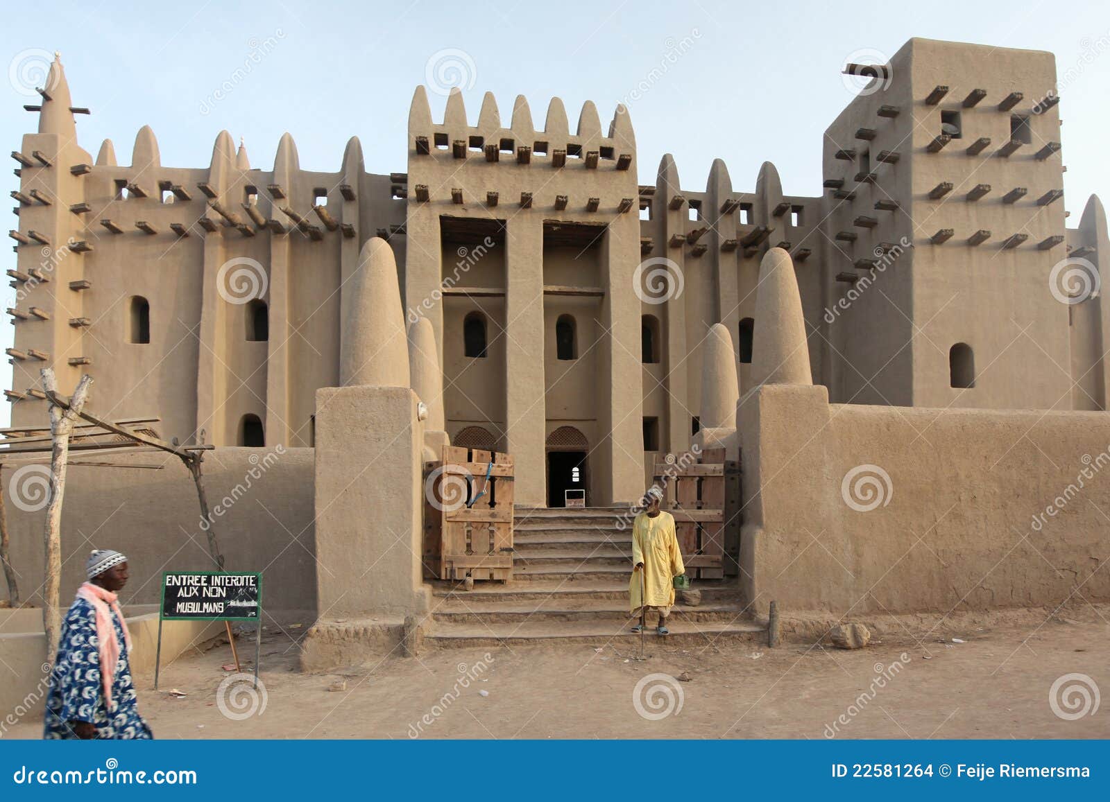 Great Mosque of Djenne, Mali Editorial Stock Image - Image of muslim ...