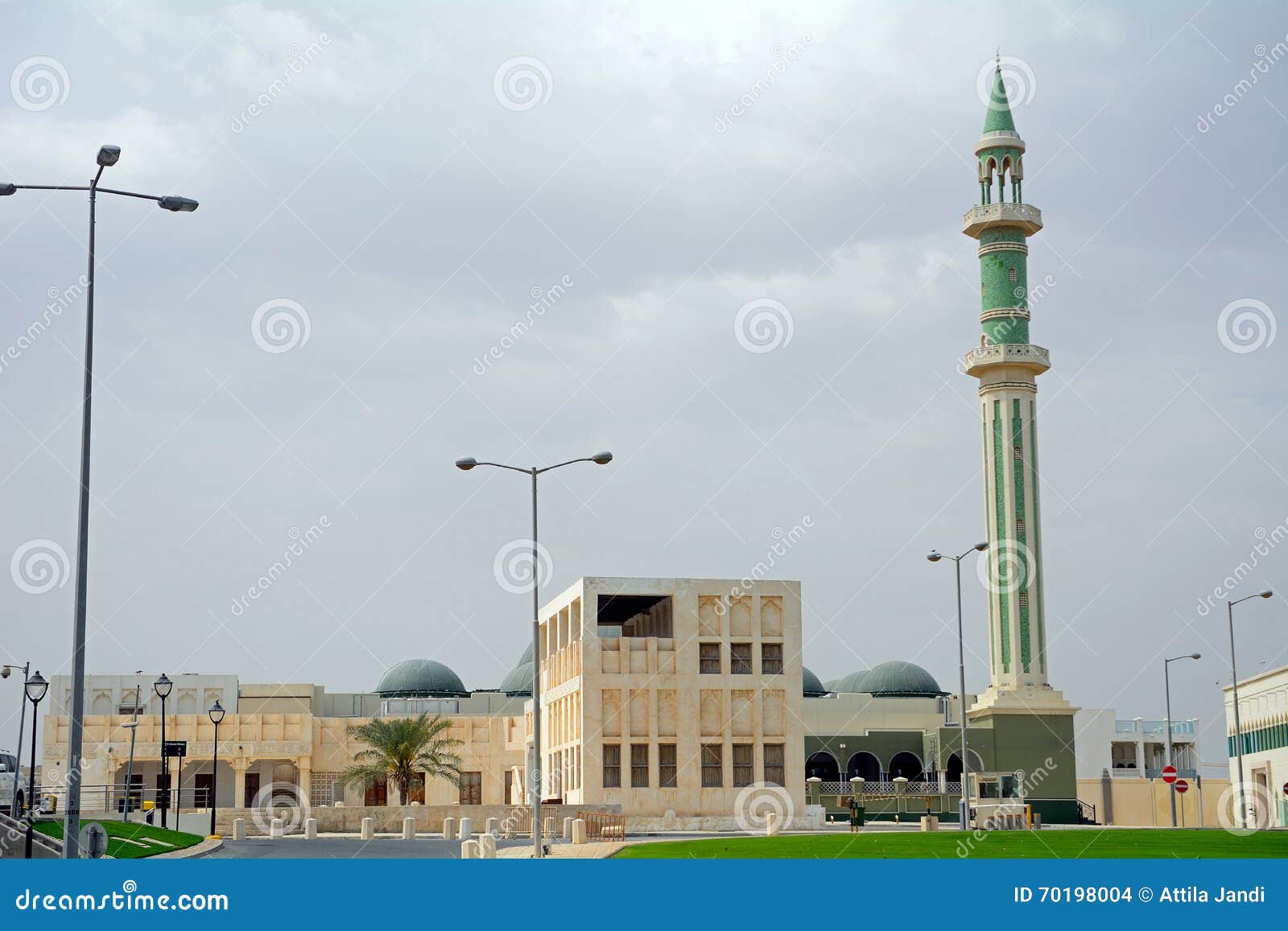 Great Mosque, Doha, Qatar stock photo. Image of devil - 70198004