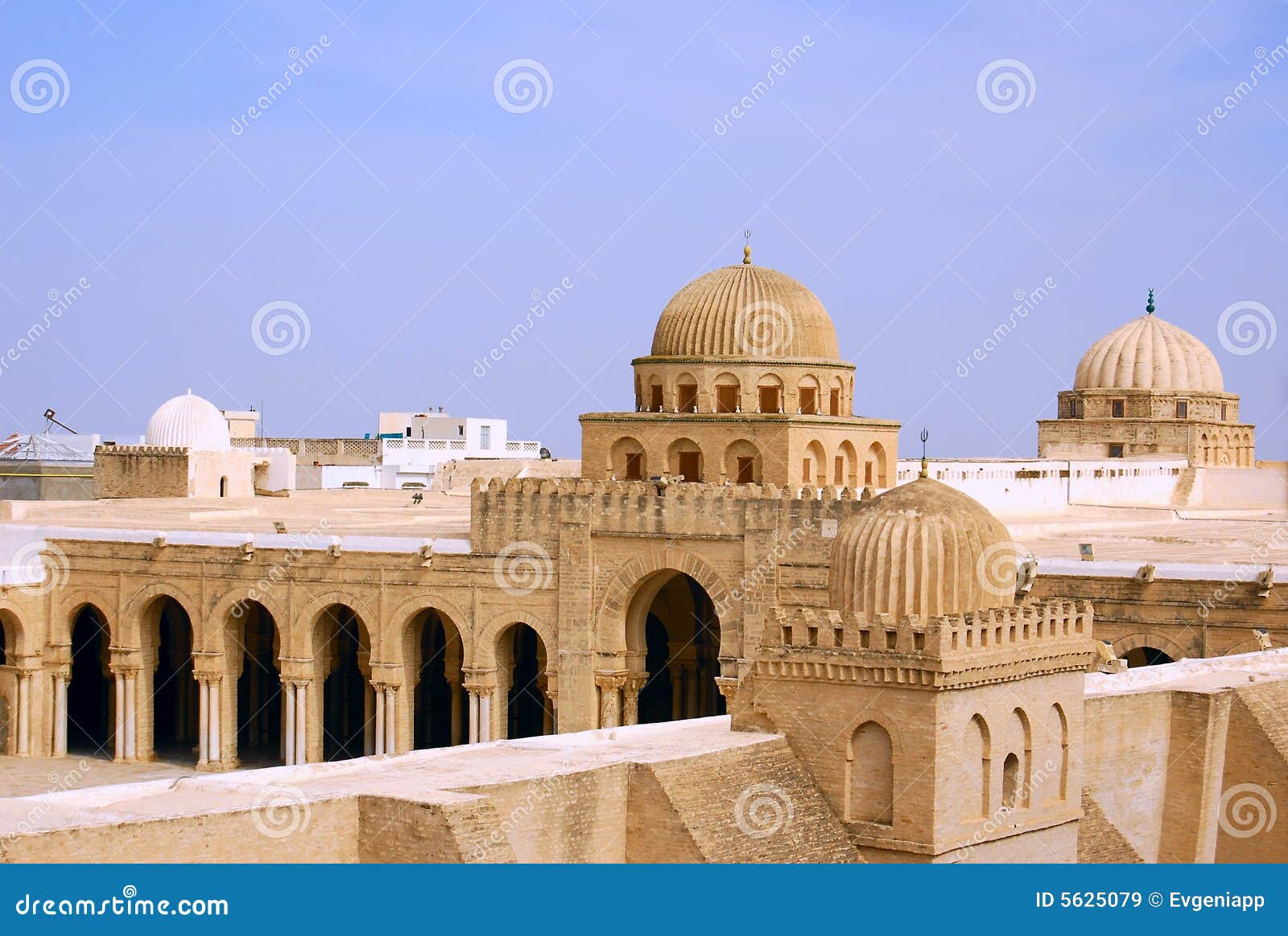 Great Mosque Of Kairouan In Tunisia Stock Photography | CartoonDealer ...