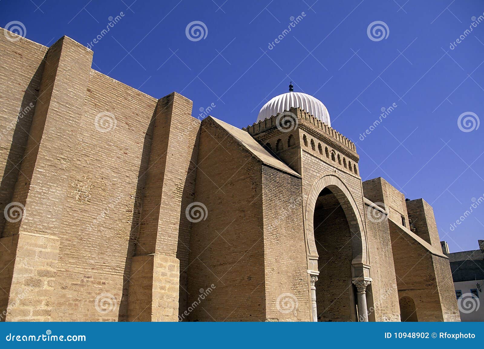 Great Mosque- Kairouan, Tunisia Stock Photo - Image of arabian, detail ...