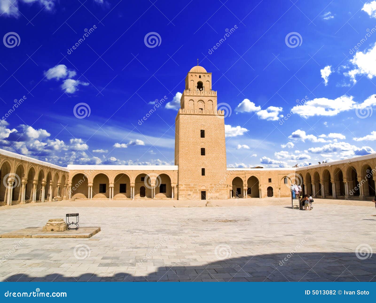 Great mosque of Kairwan stock photo. Image of muslim, antique - 5013082
