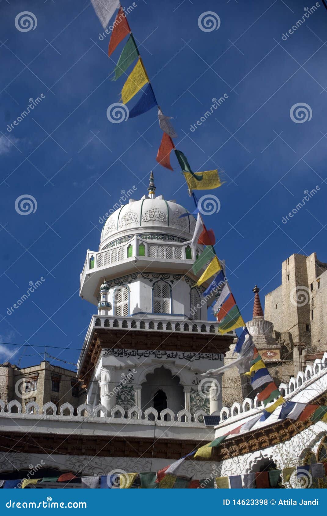 Great Mosque, Leh, Ladakh, India Stock Photo - Image of koran, cultural ...