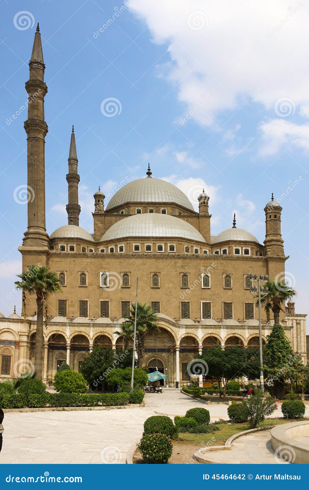The Great Mosque of Muhammad Ali Pasha or Alabaster Mosque. Egypt Stock ...