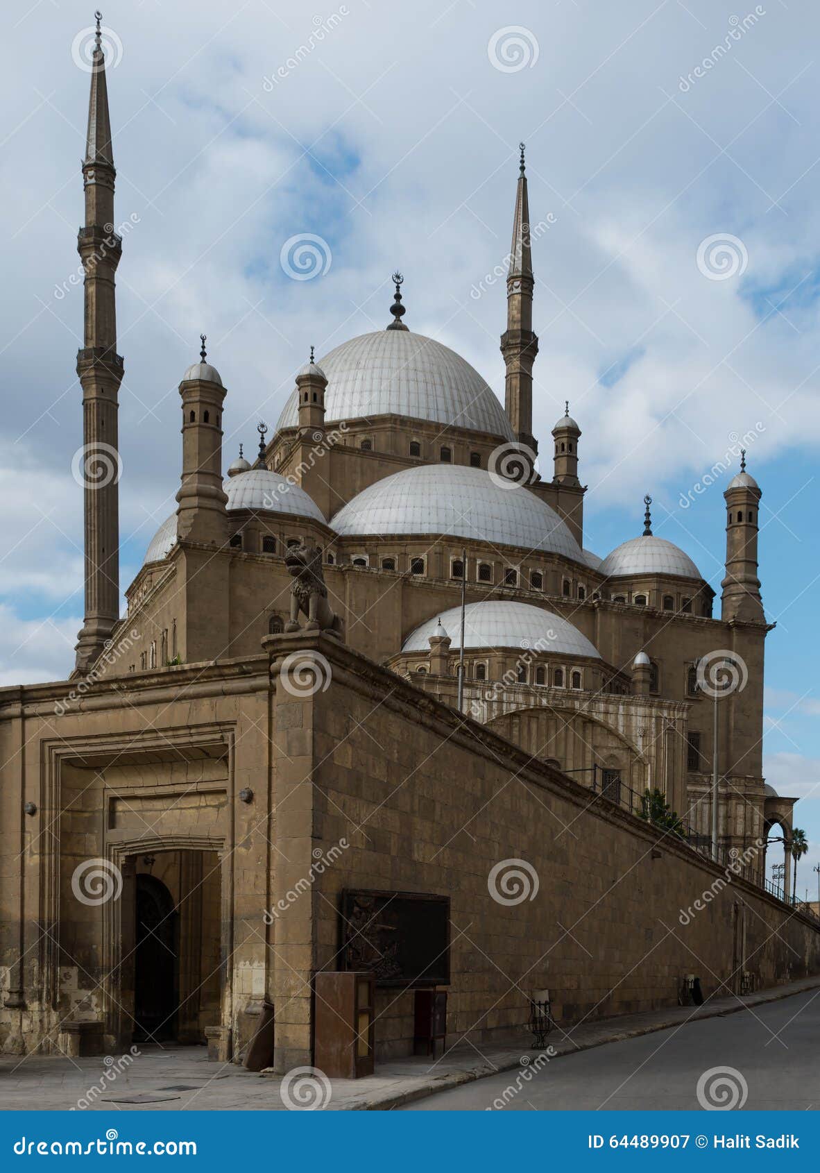 The Great Mosque of Muhammad Ali Pasha, Cairo, Egypt Stock Image ...