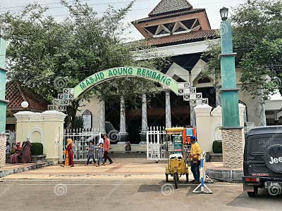 Great Mosque of Rembang, Central Java, Indonesia. Editorial Photography ...