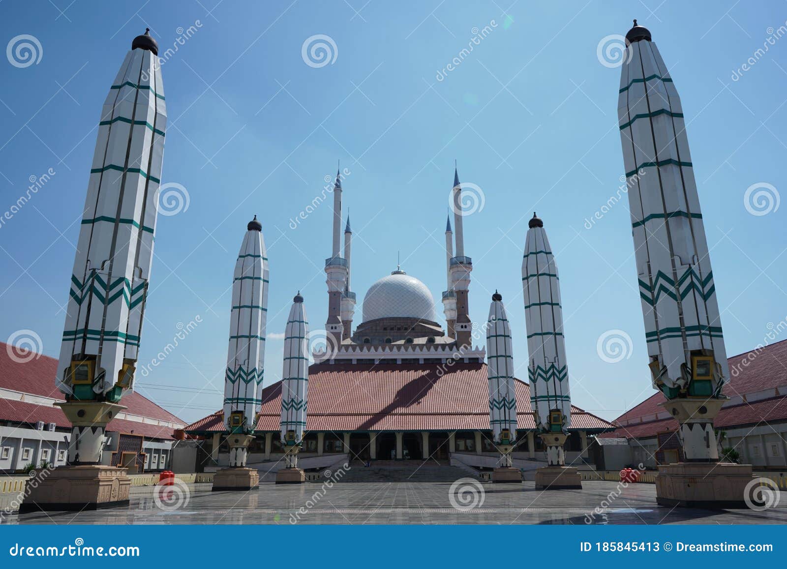 Great Mosque in Semarang, Central Java, Indonesia Editorial Stock Photo ...