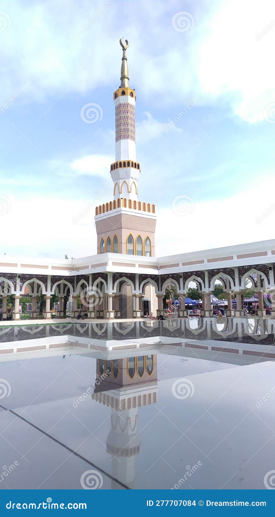 Great Mosque Tower stock photo. Image of estate, dome - 277707084