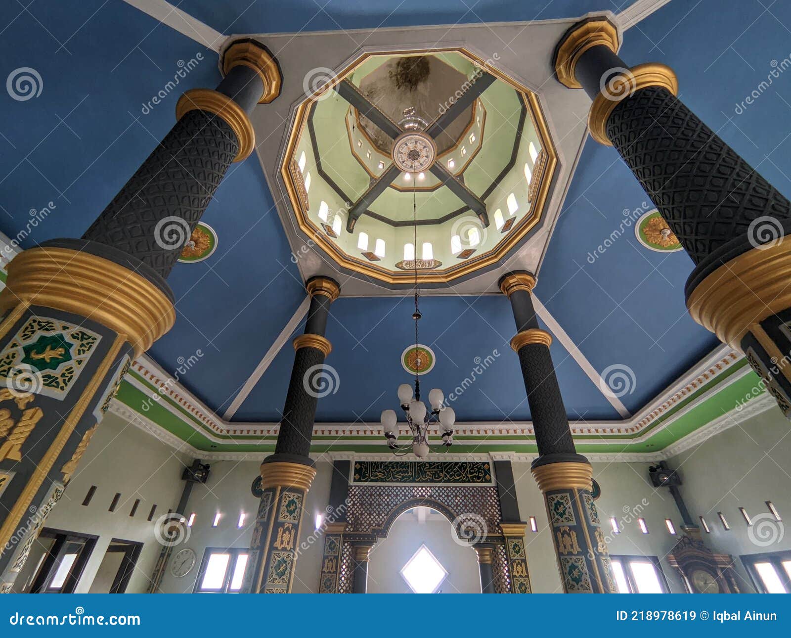 Great Mosque with Traditional Designs Stock Image - Image of ...