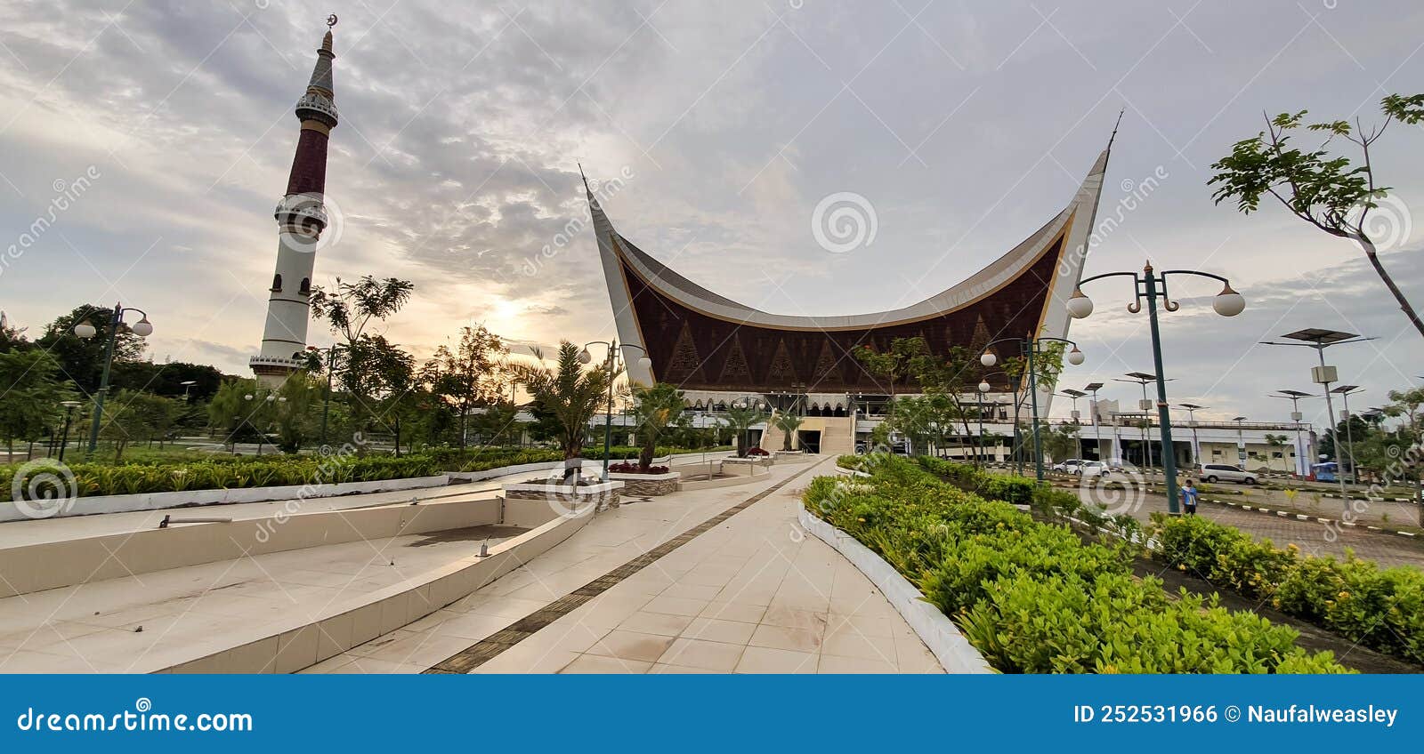 Great Mosque of West Sumatra Indonesia Editorial Photo - Image of asian ...