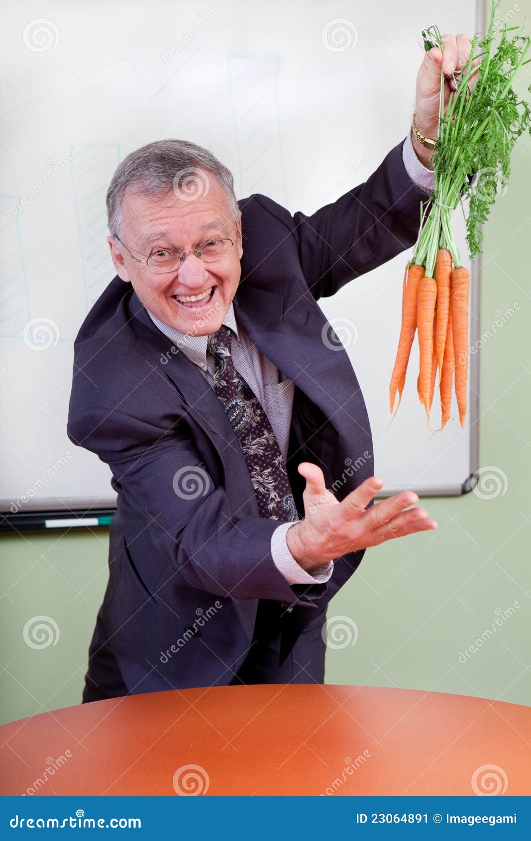 The Great Motivator Dangling Carrots Stock Image - Image of person ...