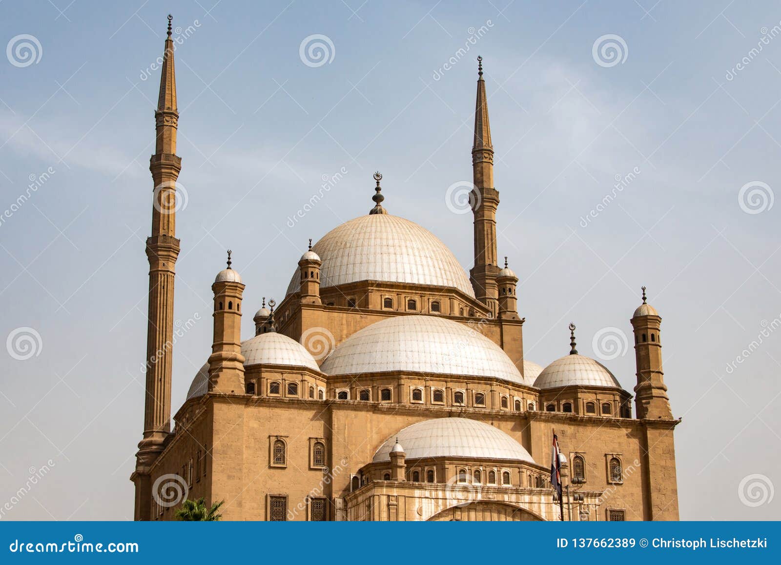 The Great Muhammad Ali Alabaster Mosque Citadel of Cairo, Egypt Stock ...