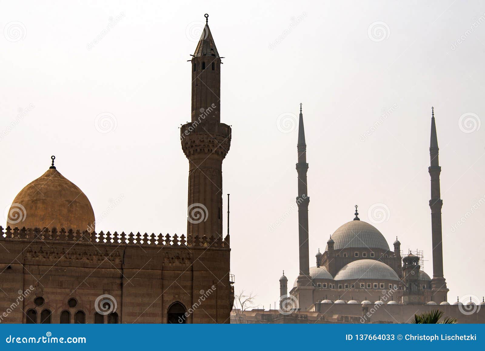 The Great Muhammad Ali Alabaster Mosque Citadel of Cairo, Egypt Stock ...