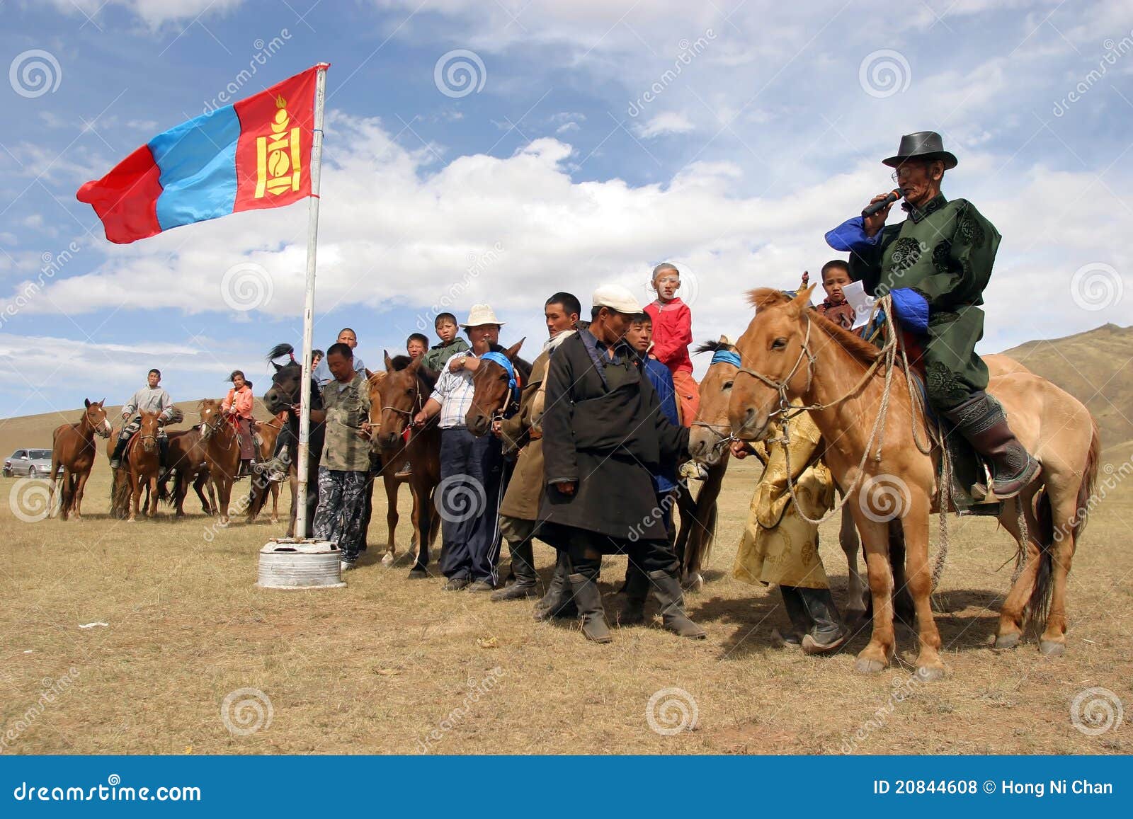 The GREAT NAADAM FESTIVAL editorial stock photo. Image of mongolian ...