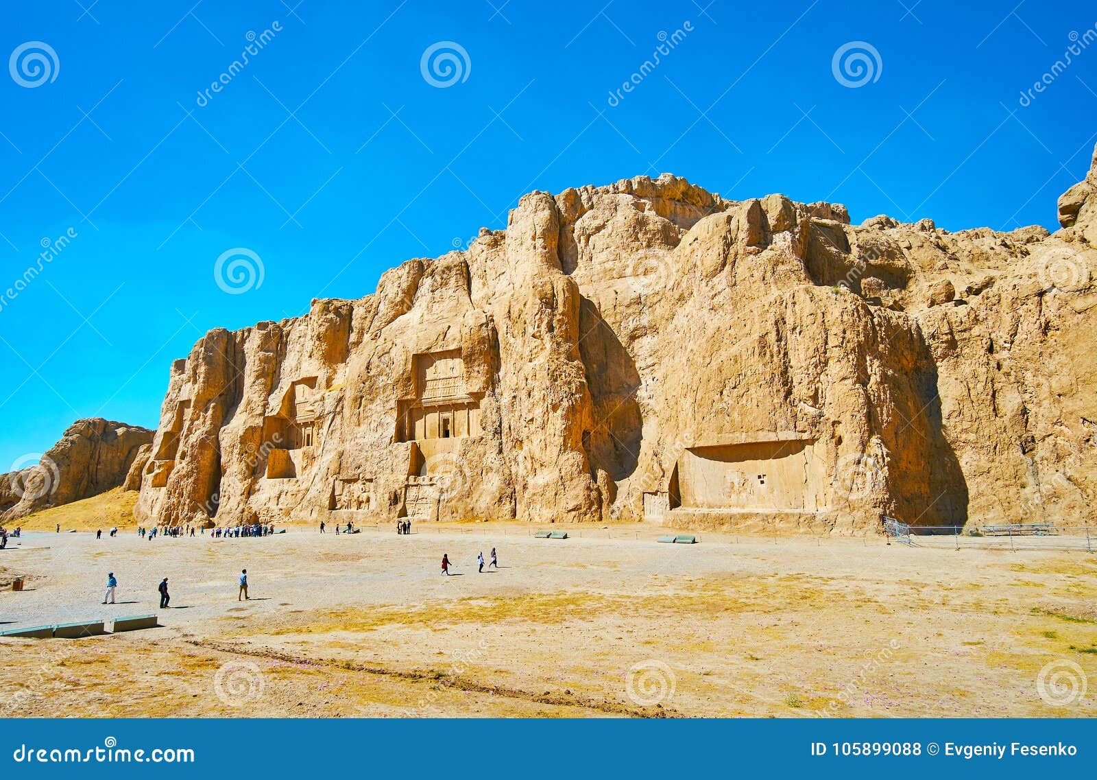 Naqsh-e Rustam Persian Ancient Necropolis Persepolis In Fars Province ...
