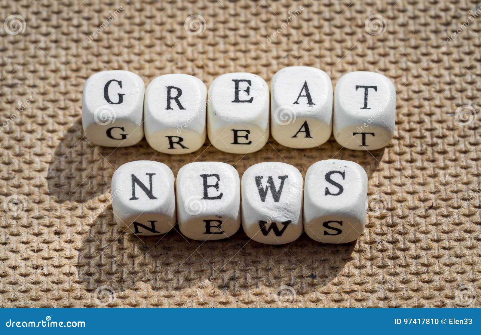 Great news stock photo. Image of celebration, letters - 97417810