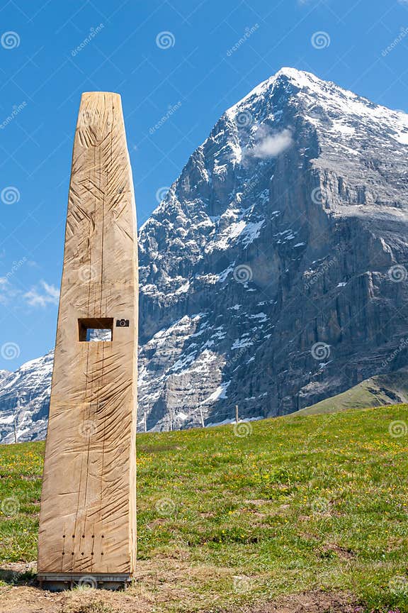 The Great North Wall of Eiger Stock Image - Image of monch, alps: 166524921