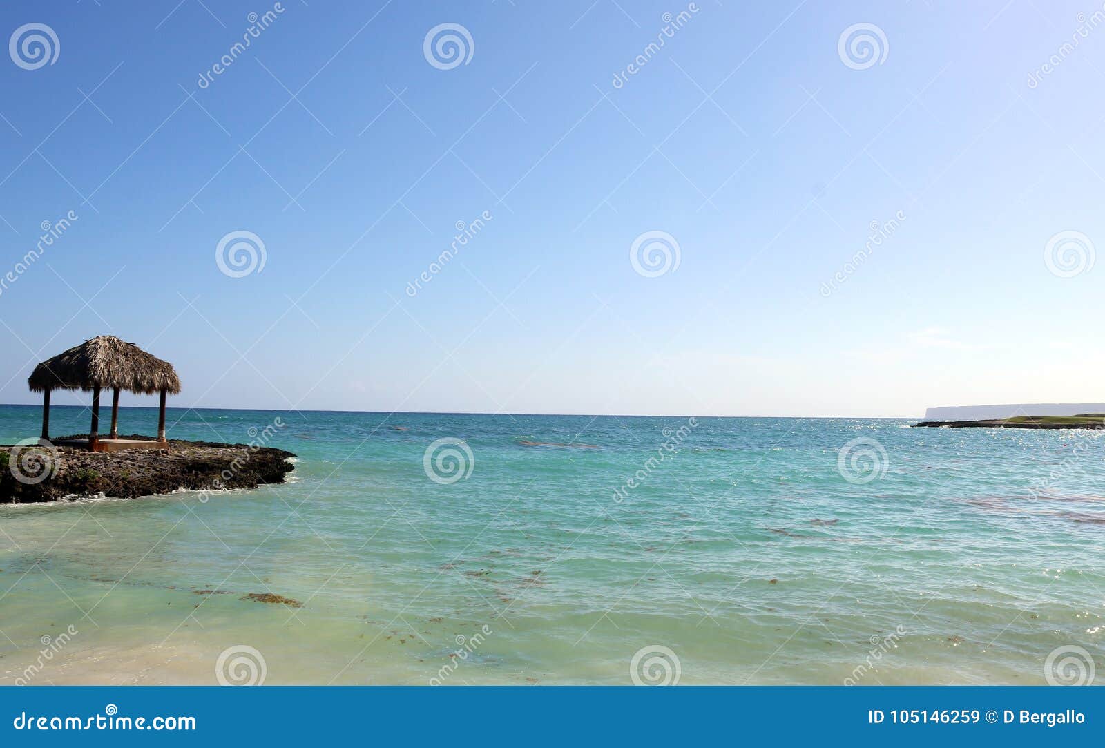 Great Ocean Colors Caribbean Beach Stock Image - Image of seascape ...