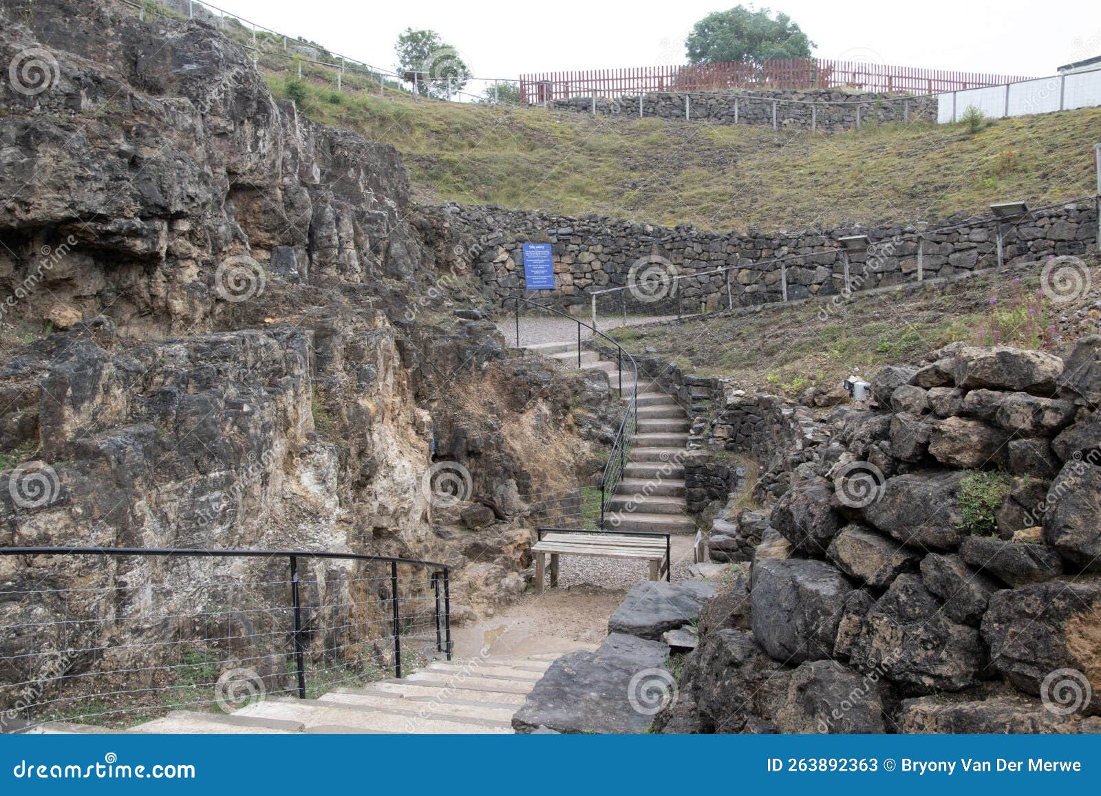 Prehistoric Copper Mines in Walves, the Great Orme Mines Stock Image - Image of landmark, view ...