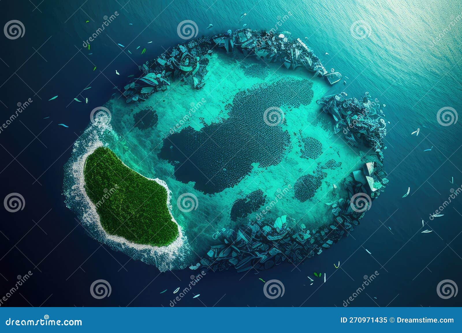 Great Pacific Garbage Patch From The Air