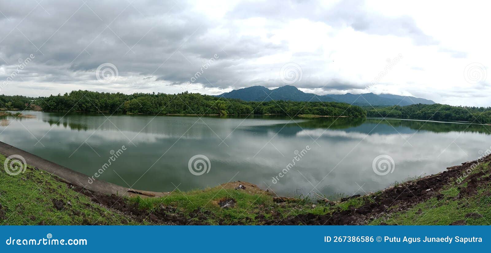 Great Palasari Dam View stock photo. Image of water - 267386586