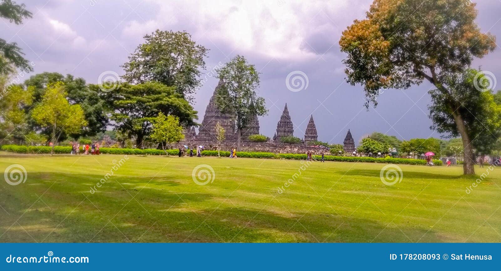 The GREAT PRAMBANAN JAVA TEMPLE Stock Image - Image of great, complex ...
