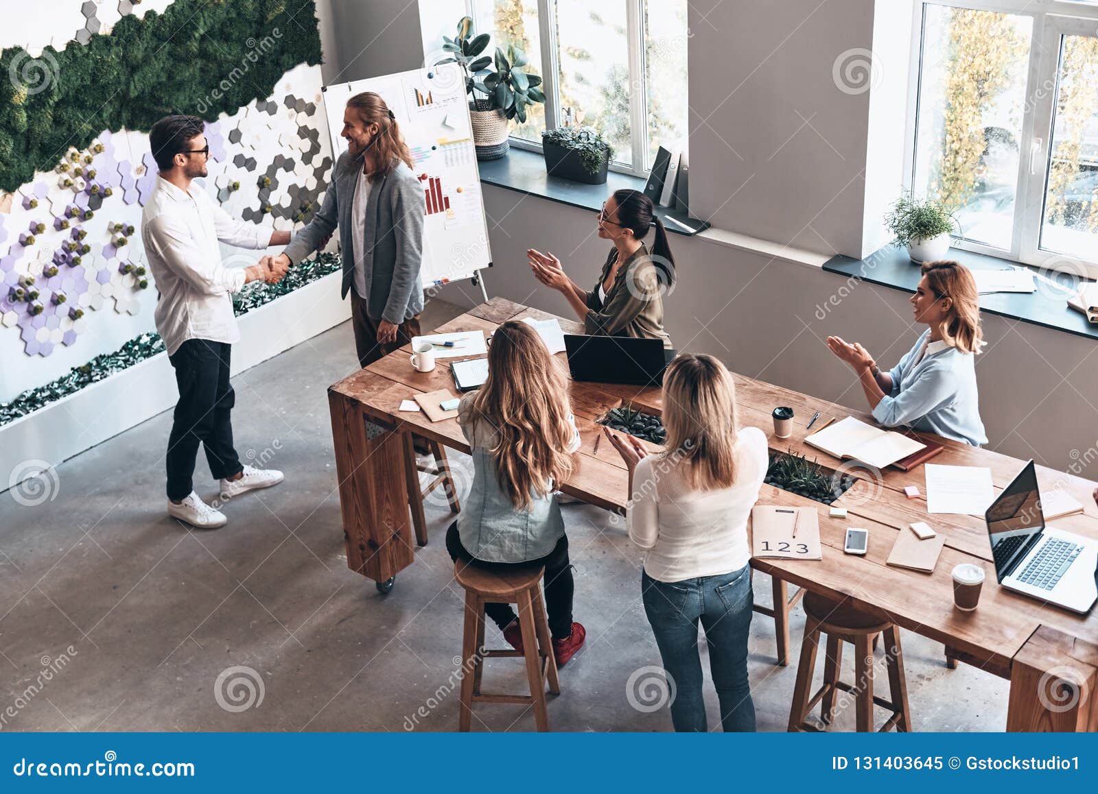 Great presentation. stock image. Image of communication - 131403645