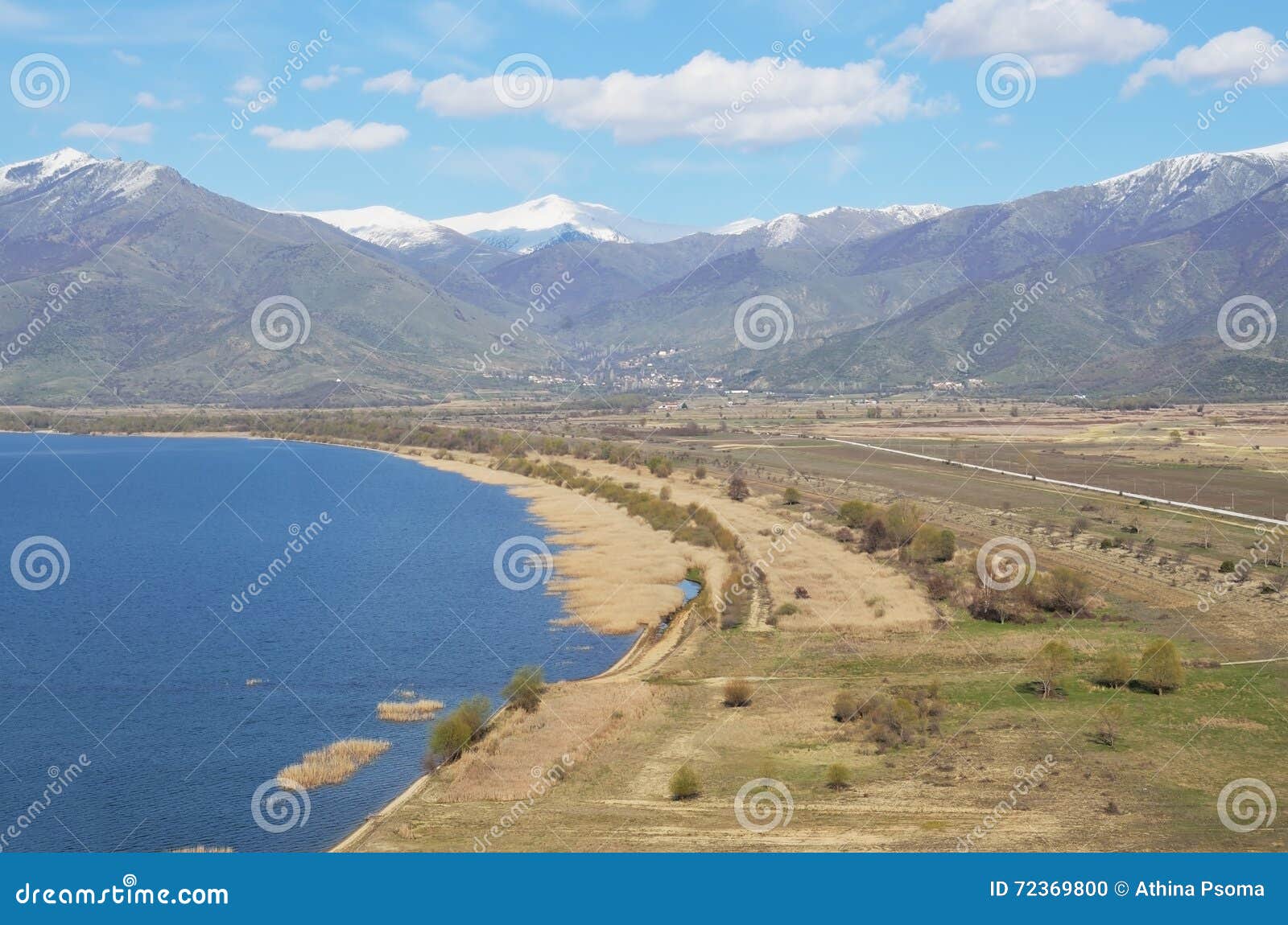 Great Prespa lake stock photo. Image of isle, great, florina - 72369800