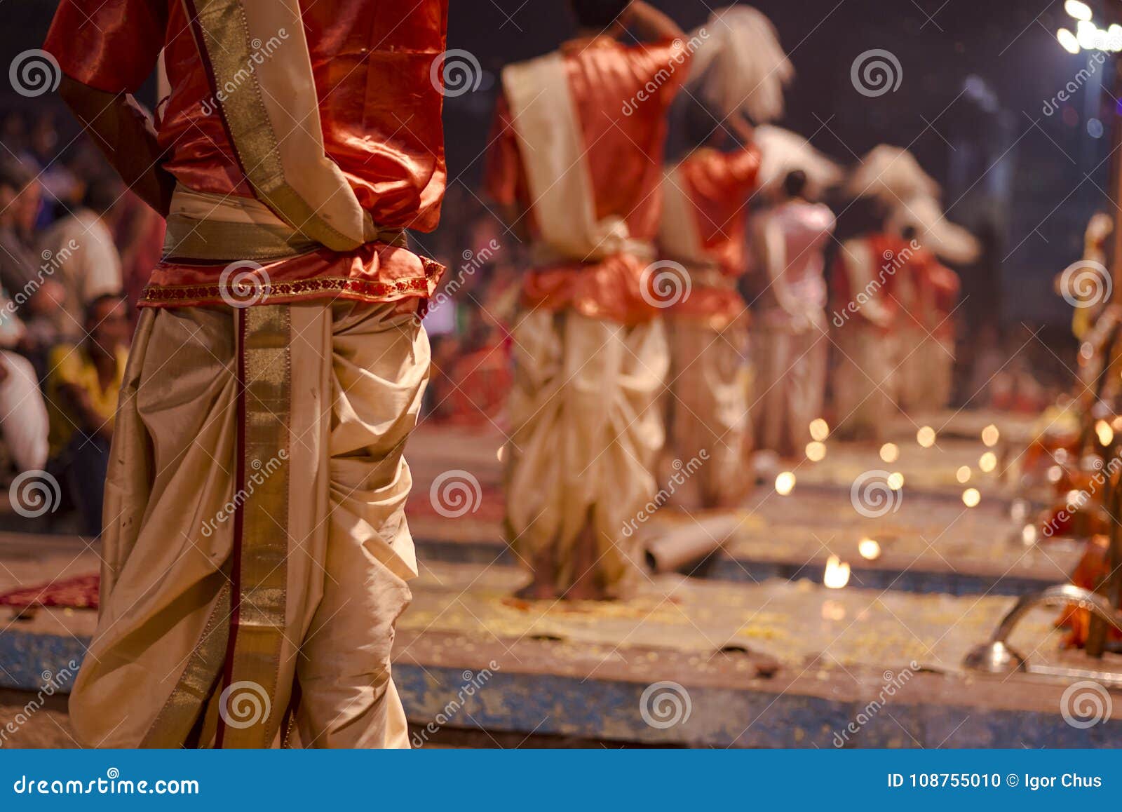 The Great Puja India Varanasi Ritual 2016 Stock Photo - Image of prayer ...