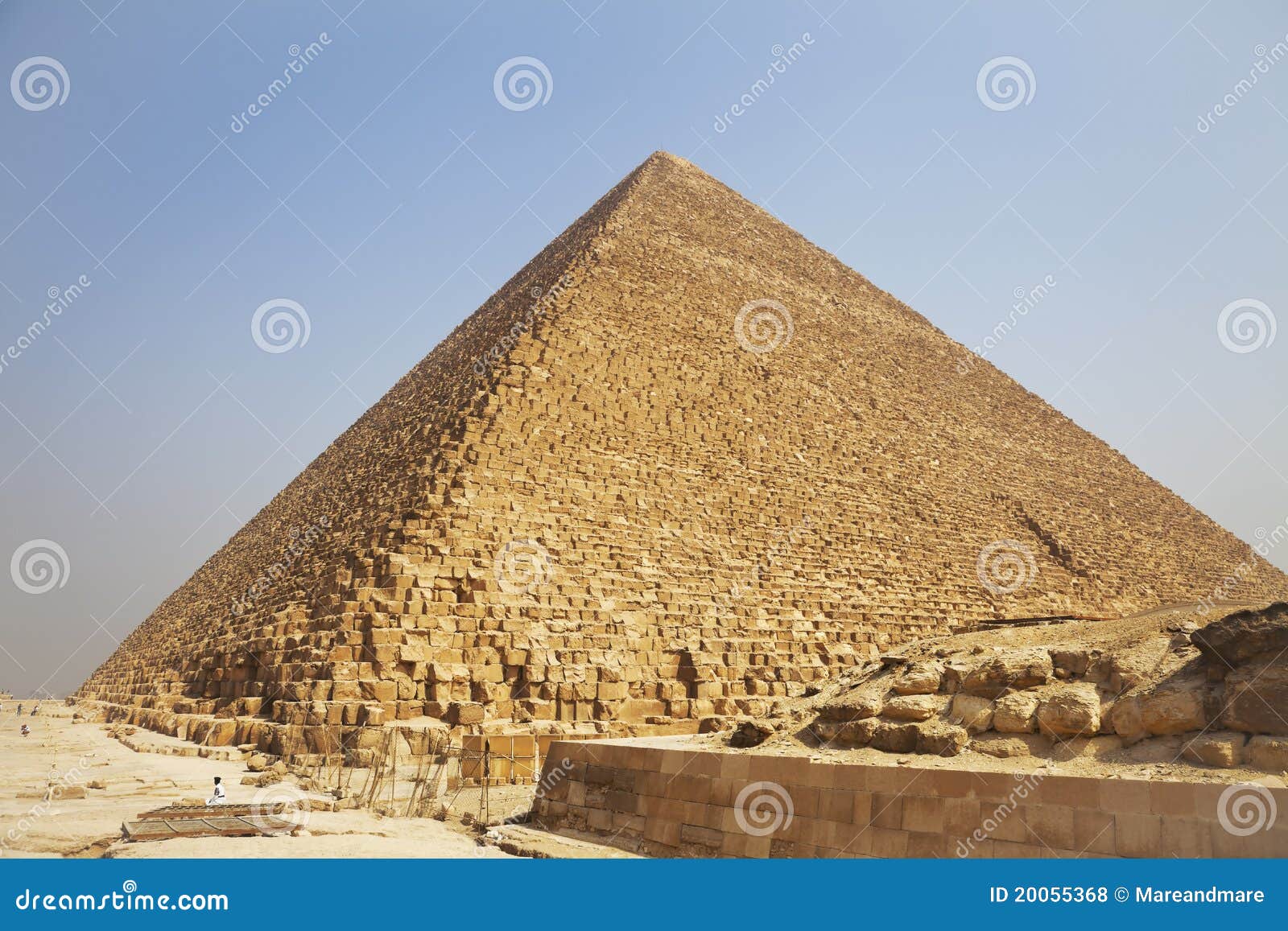 The Great Pyramid stock photo. Image of africa, empire - 20055368