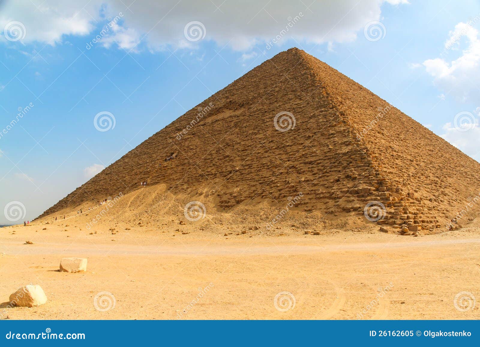 Great Pyramid stock image. Image of archeology, khufu - 26162605