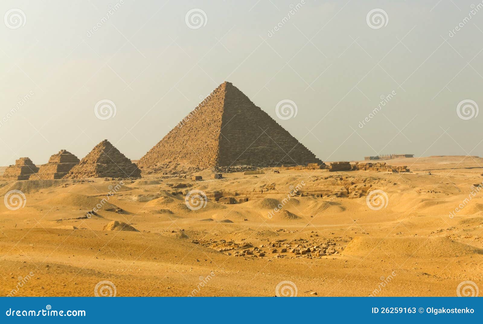 Great Pyramid stock image. Image of sand, landscape, remnant - 26259163