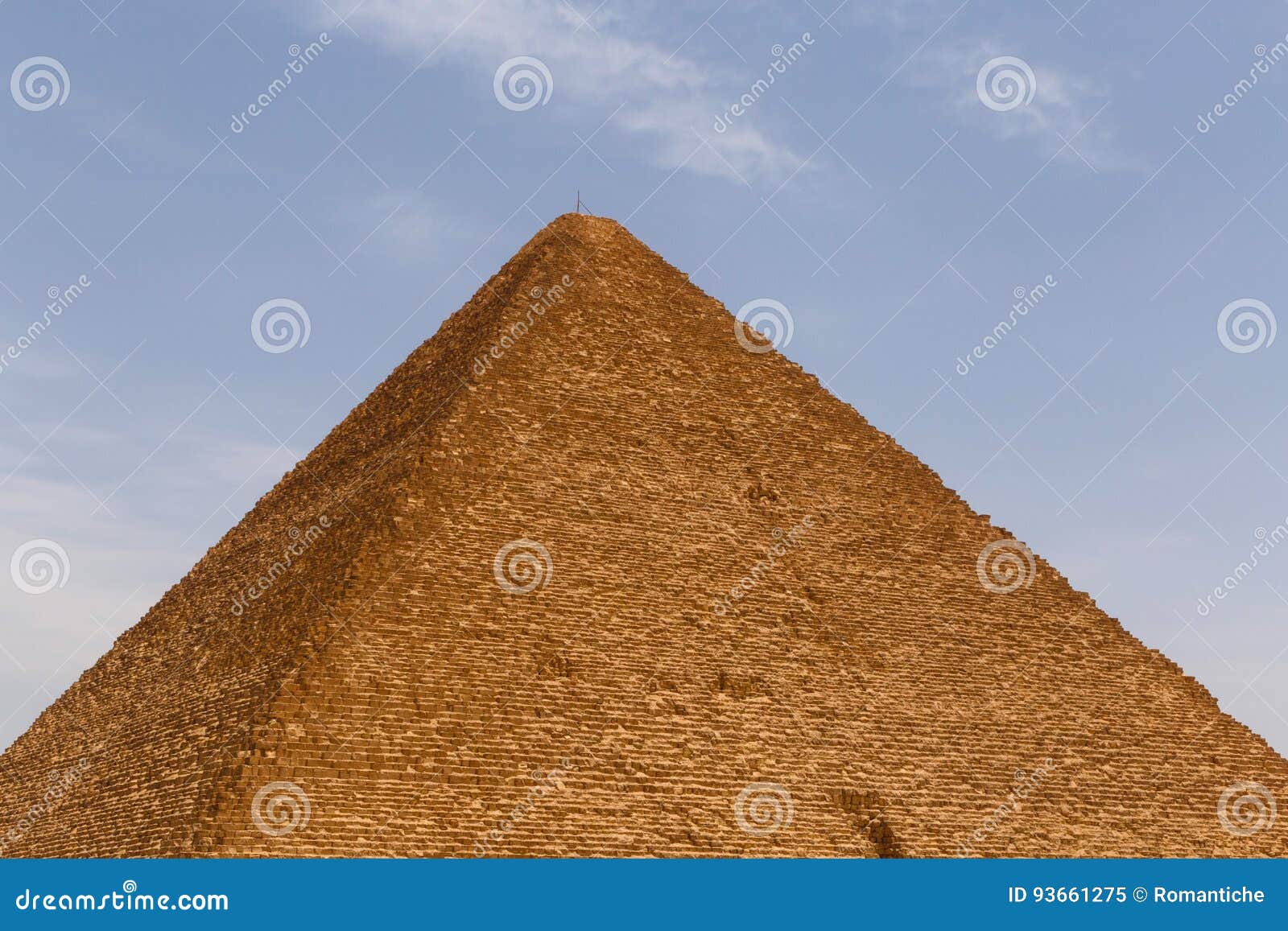 Great Pyramid of Cheops stock image. Image of great, view - 93661275
