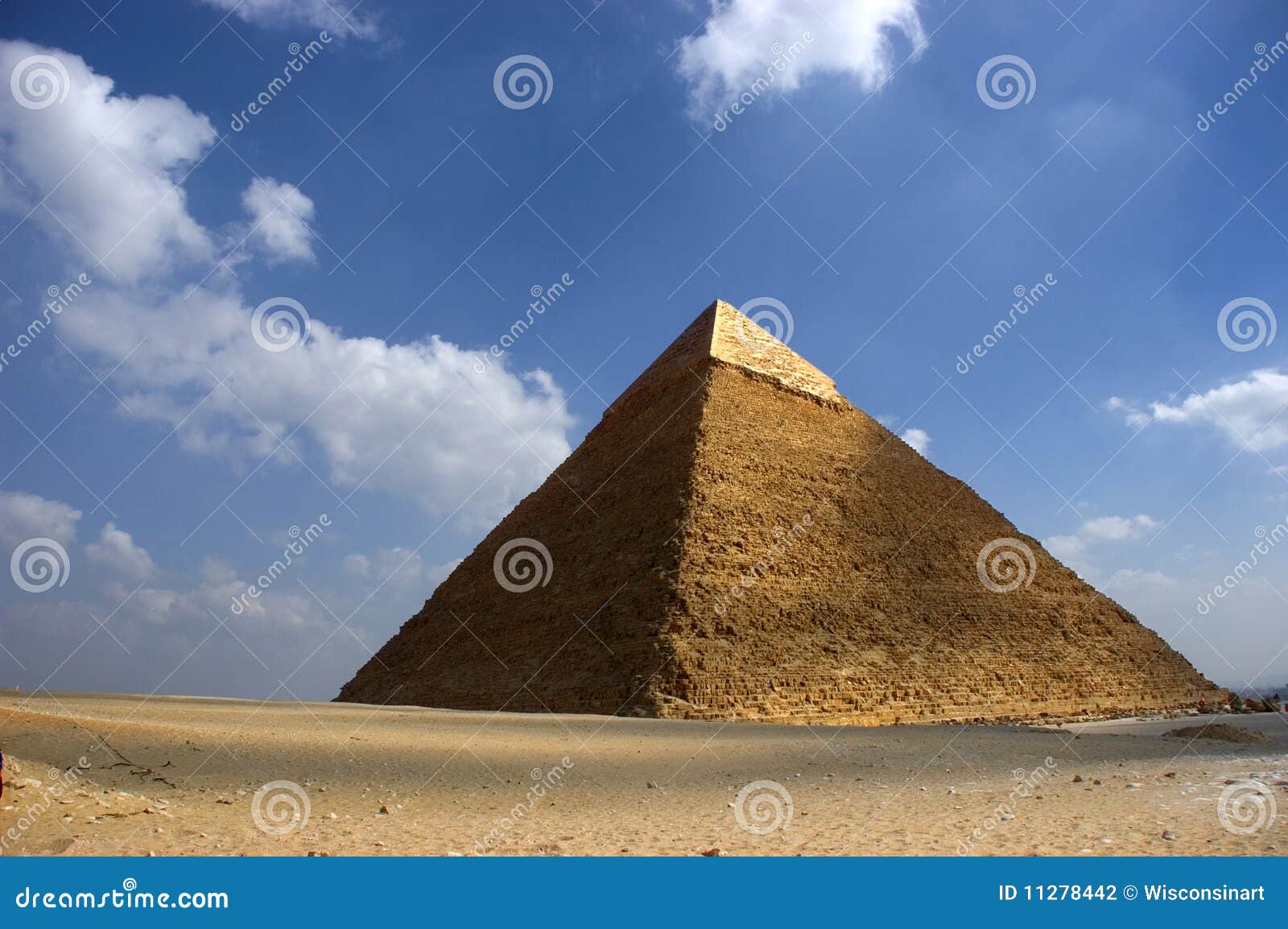 The Great Pyramid To The Maya Sun God, Kinich Kak Stock Photo ...