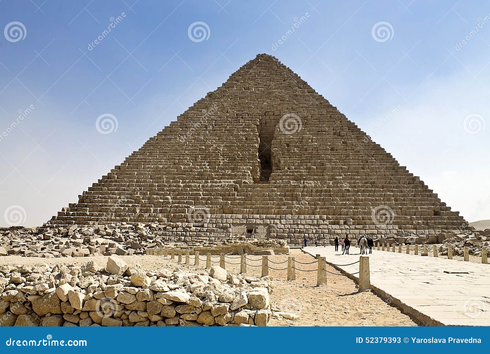 Great Pyramid of Cheops stock image. Image of archeology - 52379393