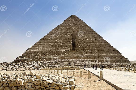 Great Pyramid of Cheops stock image. Image of archeology - 52379393