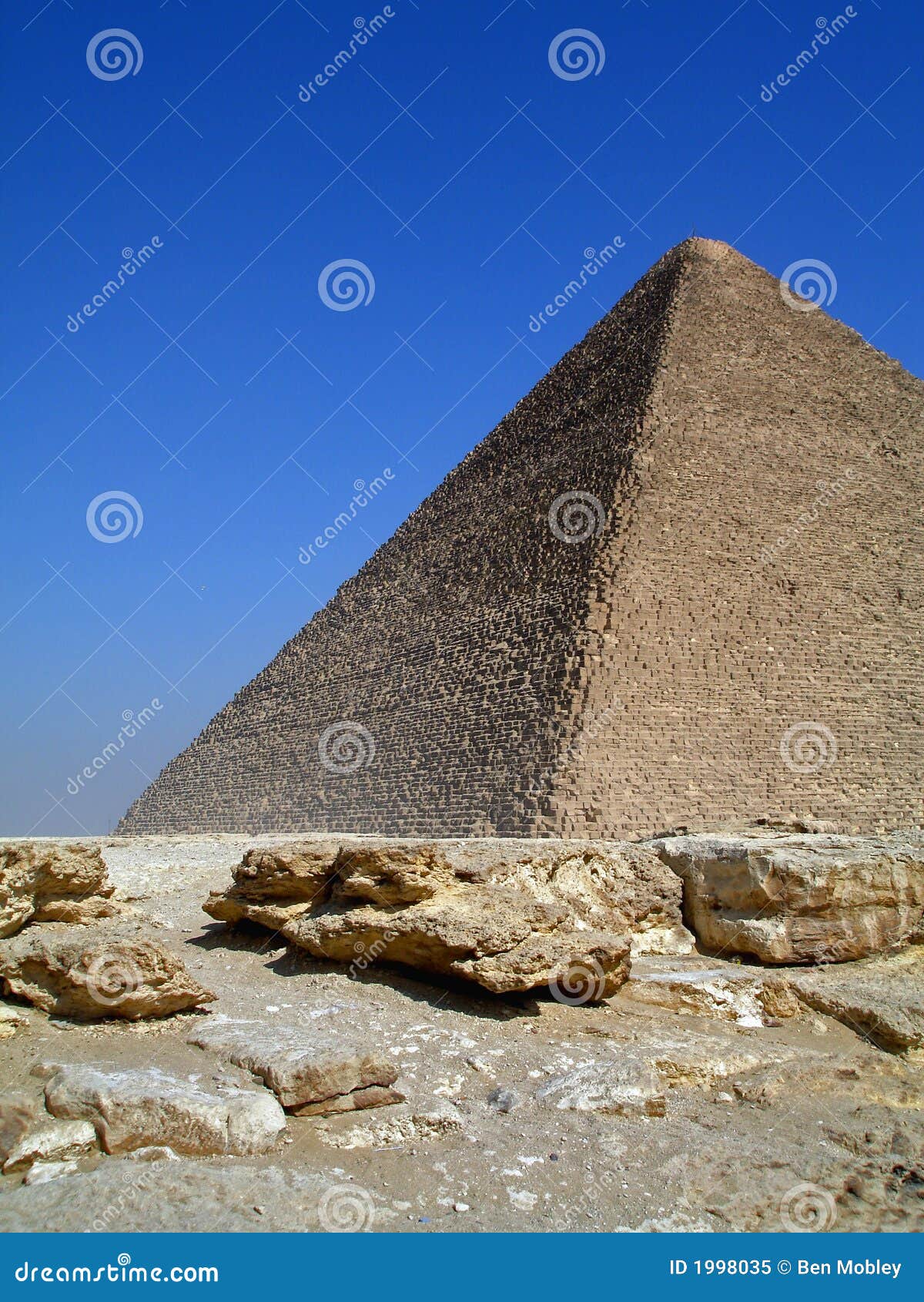 Great Pyramid I stock image. Image of giza, build, east - 1998035