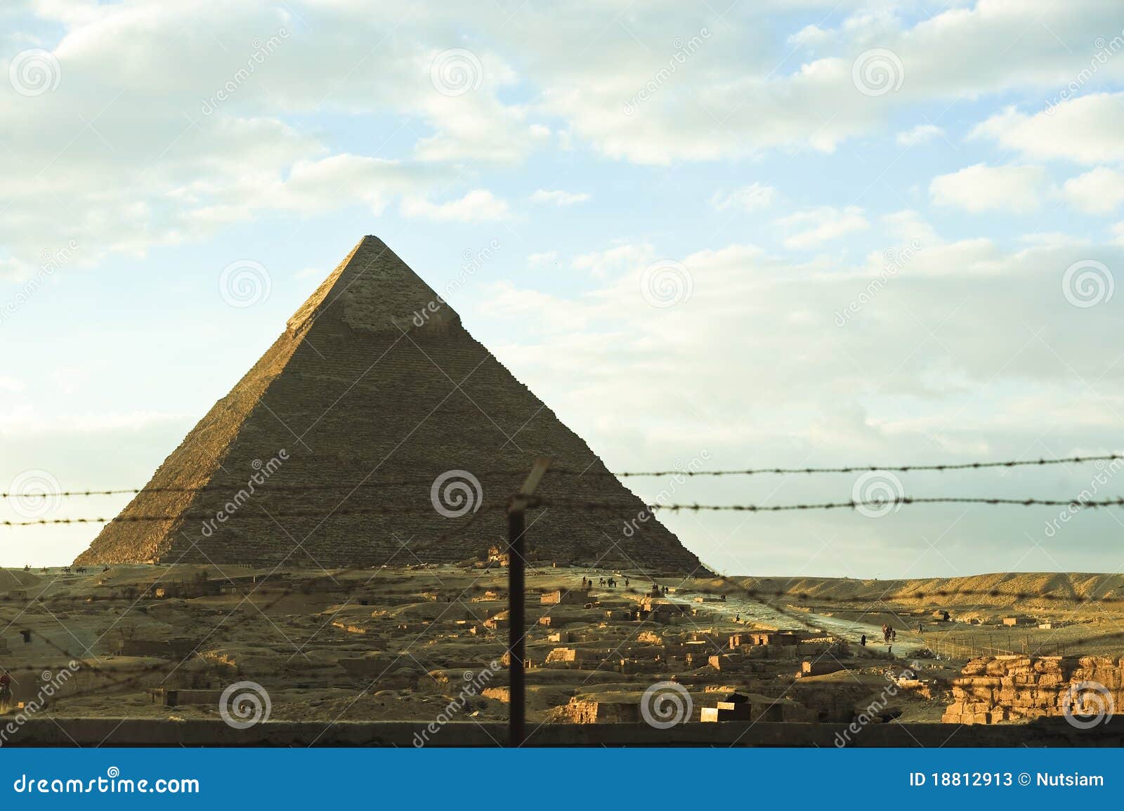 The Great Pyramid of Khufu (Cheops) - Giza, Egypt Stock Image - Image ...