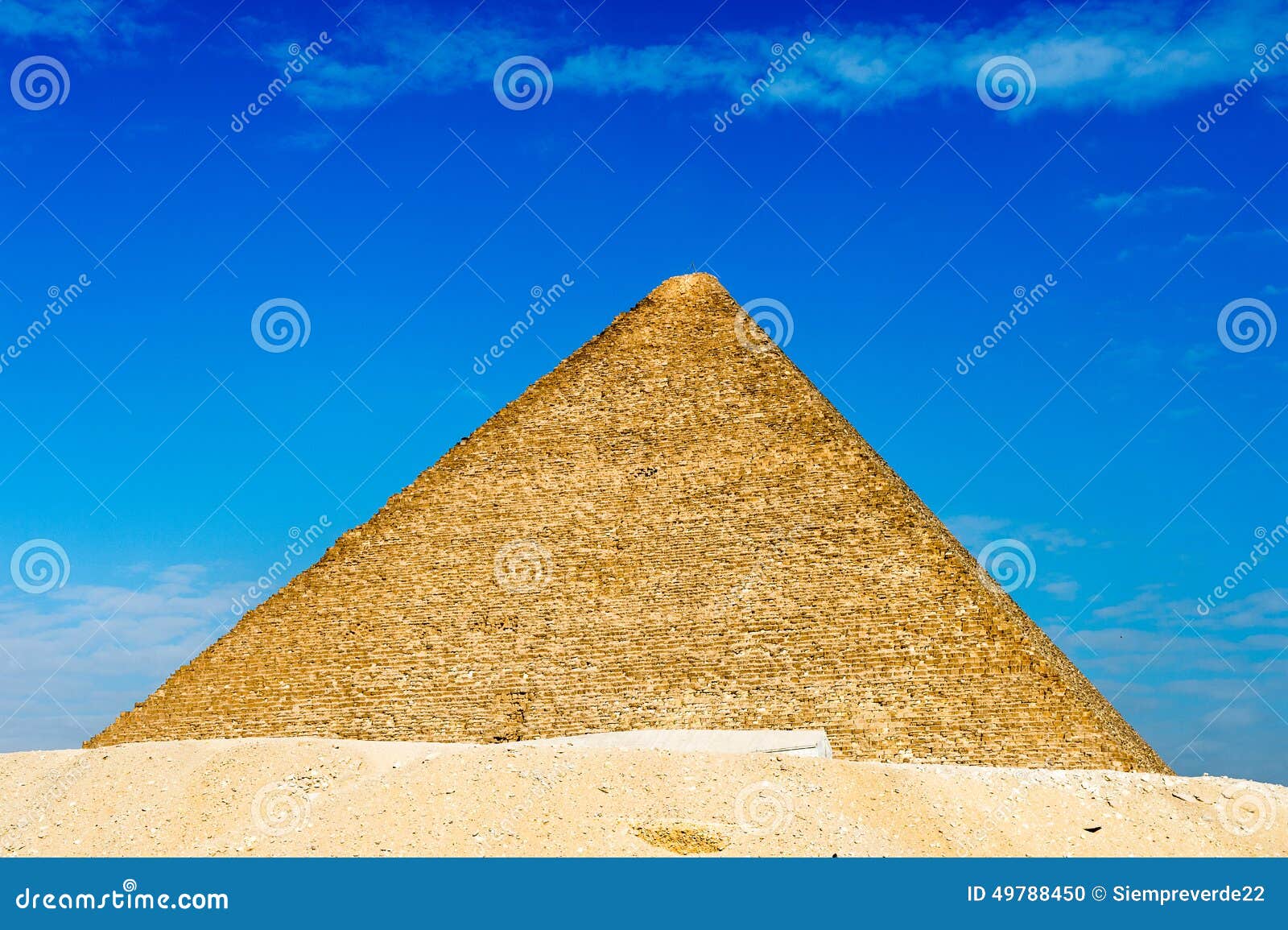 Great Pyramids. Egypt stock photo. Image of archeology - 49788450