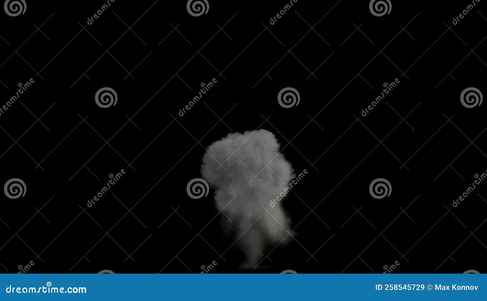 Large Smoke Explosion Isolated with Alpha Channel 4K Version 20 Stock ...