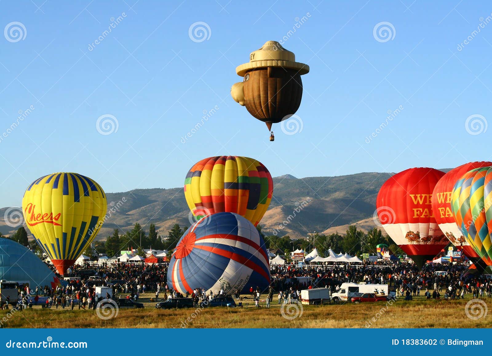 Great Reno Balloon Race editorial photography. Image of float - 18383602