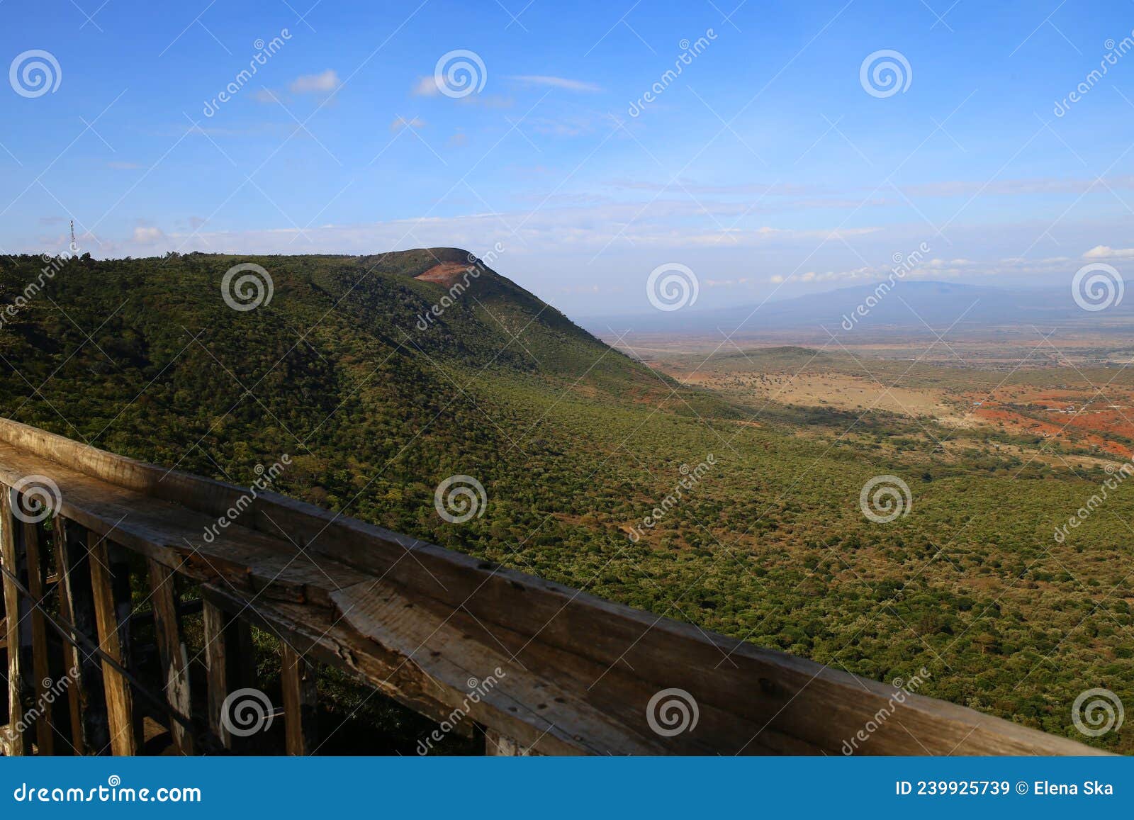 The Great Rift Valley Escarpment in Kenya Stock Image - Image of plains ...