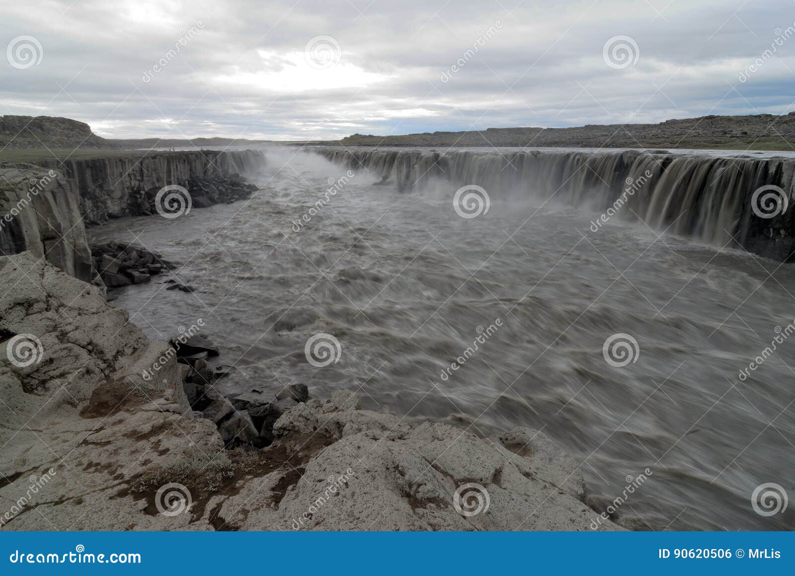 Great Selfoss Waterfall in Iceland Stock Photo - Image of spring, tour ...