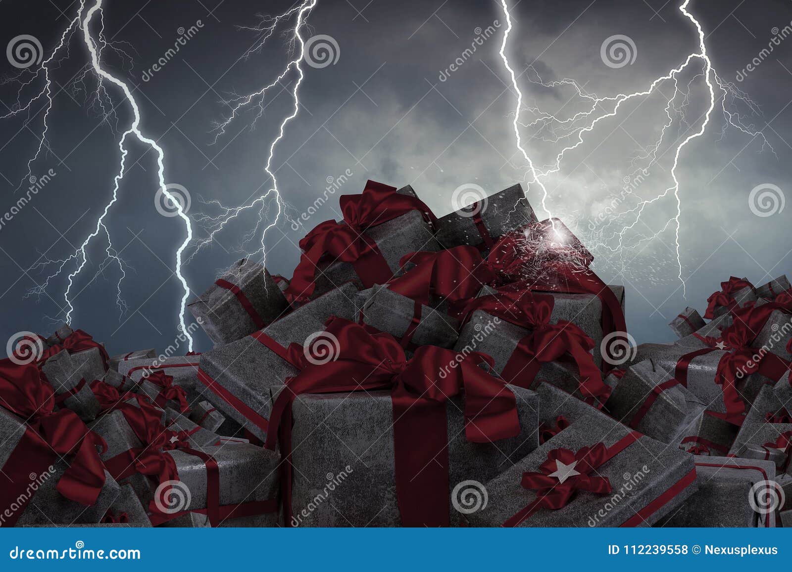 Great Shocking Sale. Mixed Media Stock Illustration - Illustration of ...